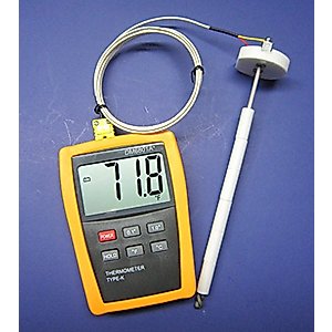High Temperature k-Type Thermocouple Sensor Ceramic Kiln Furnace with Connector Plate and Hook up Cable 1999F 2372F 1300C CR-07