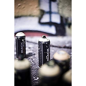 Montana Black 400ml Popular Colors Set of 12 Graffiti Street Art Mural Spray Paint