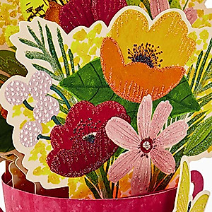 Hallmark Paper Wonder Mothers Day Pop Up Card (Flower Bouquet, You Deserve This Day)