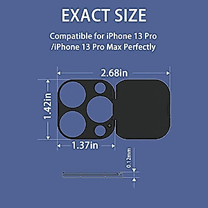 EYSOFT Phone Camera Lens Cover Compatible for iPhone 13Pro /iPhone 13 Pro Max,Camera Lens Protector to Protect Privacy and Security,Strong Adhesive