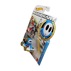 DieCast Hotwheels Mario Kart Light Blue Shy Guy Standard Kart - Toty Winner 2021