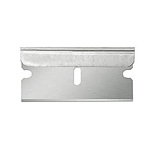 American Line Single Edge Razor Blades - 100-Pack - 0.012" Heavy Duty High Carbon Steel with Steel Backing for Extra Durability and Long Life - 66-0412