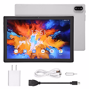 10.1 inch Tablet, Smart Tablet for Android 11.0, 8GB RAM 128GB ROM 8MP 20MP Camera, 4G LTE and 5G WiFi Gaming Tablet (White)