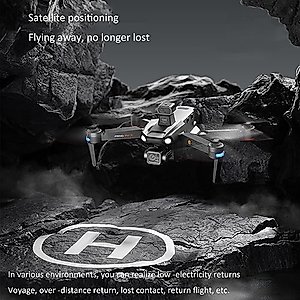 RKSTD 4K Camera GPS RC Drone For Adults With Obstacle Avoider, Foldable RC Quadcopter, Brushless Motor, Circle Flight, Waypoint Flight, Auto Return, Follow Me, Altitude Hold, Headless Mode