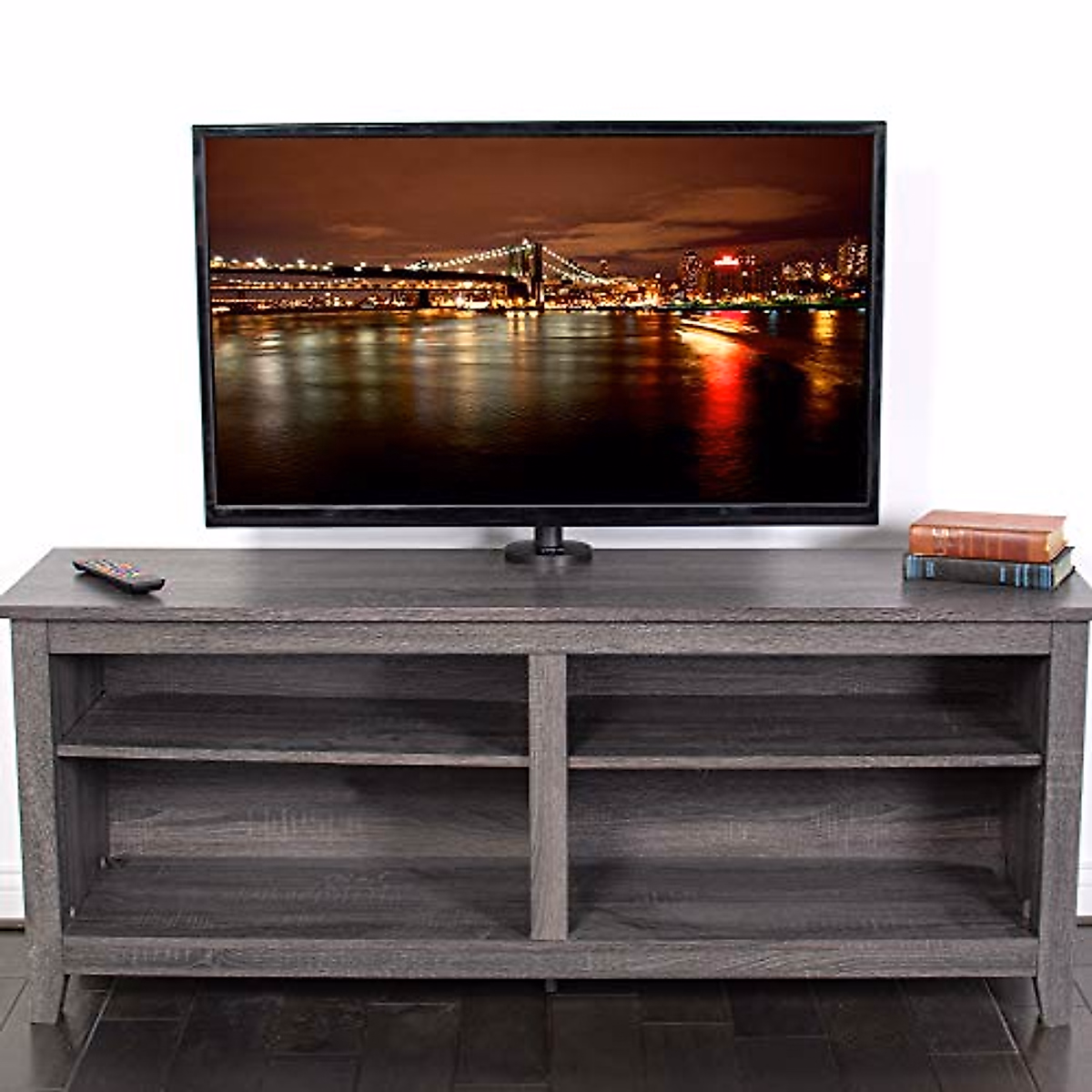VIVO Swivel Bolt-Down TV Stand for 32 to 55 inch Screens, Desktop VESA Mount, Sturdy Tabletop TV Display STAND-TV00M4
