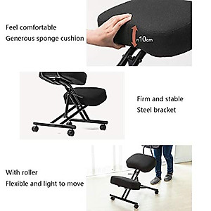 Kneeling chair Home Office Chairs Adult Student Sitting Posture Correction seat Lifting Chair Office Study Chair Home Computer Chair Ergonomic Chair with Roller