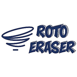 RotoEraser | Drill Powered Magic Cleaning Eraser Sponges | High Density Melamine Scrubber Pads with Drill Attachment for The Bathroom, Kitchen, Floors, Baseboards, Grout, Magic Marker, Walls & More