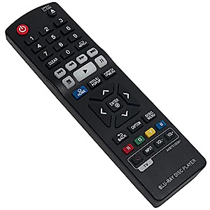 AKB75135301 Replacement Remote Control Applicable for LG Ultra HD Blu-ray Player UP970 UBKC90 UBKM9