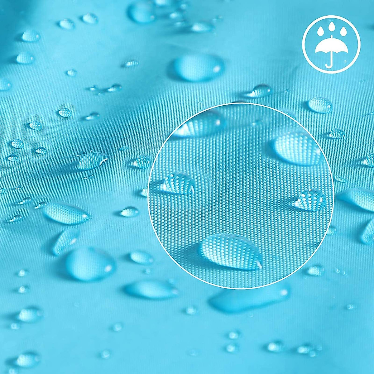 ALPHA CAMP Instant Beach Sunshade Pop Up Sun Shelter Tent, UV Protection with 3 Ventilating Windows, Extended Zippered Porch Included