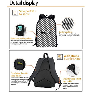 HUIACONG Panda Backpack for Girls Kids' Backpacks Lightweight Bookbags Big School Bag Pack for Boys Children College Backpack School Bag