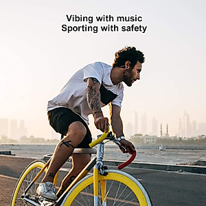 Naenka Runner Diver2 Bone Conduction Headphones, IP68 Waterproof Headphones with MP3 Player Built-in 32G Memory, Bluetooth Open Ear Headphones with CVC6.0 Mic for Swimming Running Cycling Driving Gym