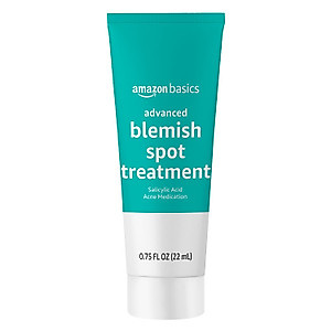 Amazon Basics Advanced Blemish Spot Treatment with 2% Salicylic Acid Acne Medication, 0.75 Fluid Ounces, 1-Pack