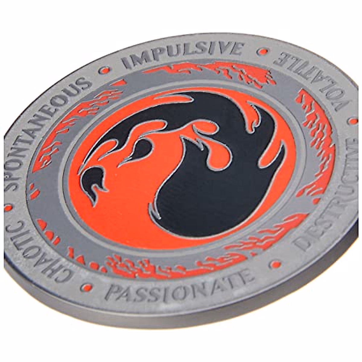 Pinfinity PFMTG003 Magic The Gathering-Red Mana Crest Augmented Reality Pin