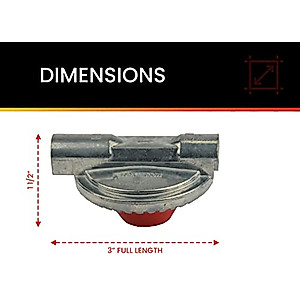 Hot Max 24215 High Pressure Replacement Propane Regulator, 15 PSI Fixed