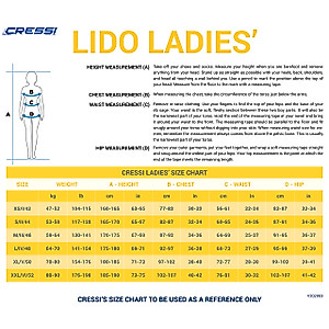 Cressi Lido Short, Black/Aquamarine, 5/XL