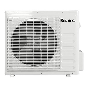 Klimaire DIY 24,000 BTU 19 SEER2 Mini Split Heat Pump Air Conditioner w/ 25-ft Pre-Charged Quick-Connect Installation Kit - 230V