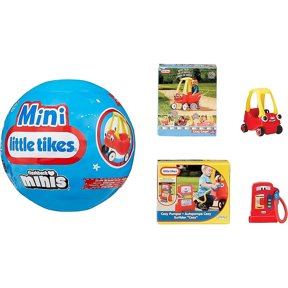 MGA's Miniverse Little Tikes Minis - 2 Little Tikes Minis in Each Pack, Blind Packaging Doubles as Display, Retro Nostalgia, Collectors Ages 3 4 5 6