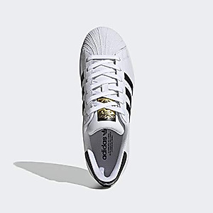 adidas Originals Women's Superstar Sneaker, White/Black/White, Size 9