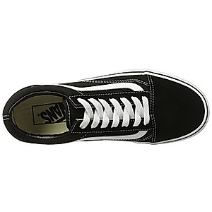 Vans Women's Old Skool Platform Trainers, (Black/White Y28), 8.5 UK 42.5 EU