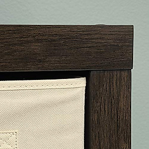 Sauder Stow-Away 4-Cube Organizer, Smoked Oak Finish