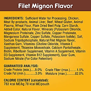PEDIGREE CHOICE CUTS IN GRAVY Adult Soft Wet Dog Food Pack ( Variety: Beef, Chicken, Filet), 3.5 Oz - 30 Count (Pack of 1)