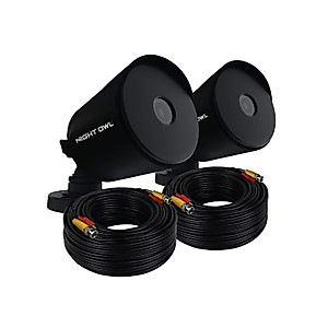 Night Owl 1080p HD Wired Indoor/Outdoor Add-On Cameras, 100 ft. of Night Vision, Wide Viewing Angle and Color Night Vision (2-Pack)