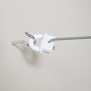 Household Essentials R-400 Single Line Retractable Clothesline | 40 Feet for Hanging Laundry, White