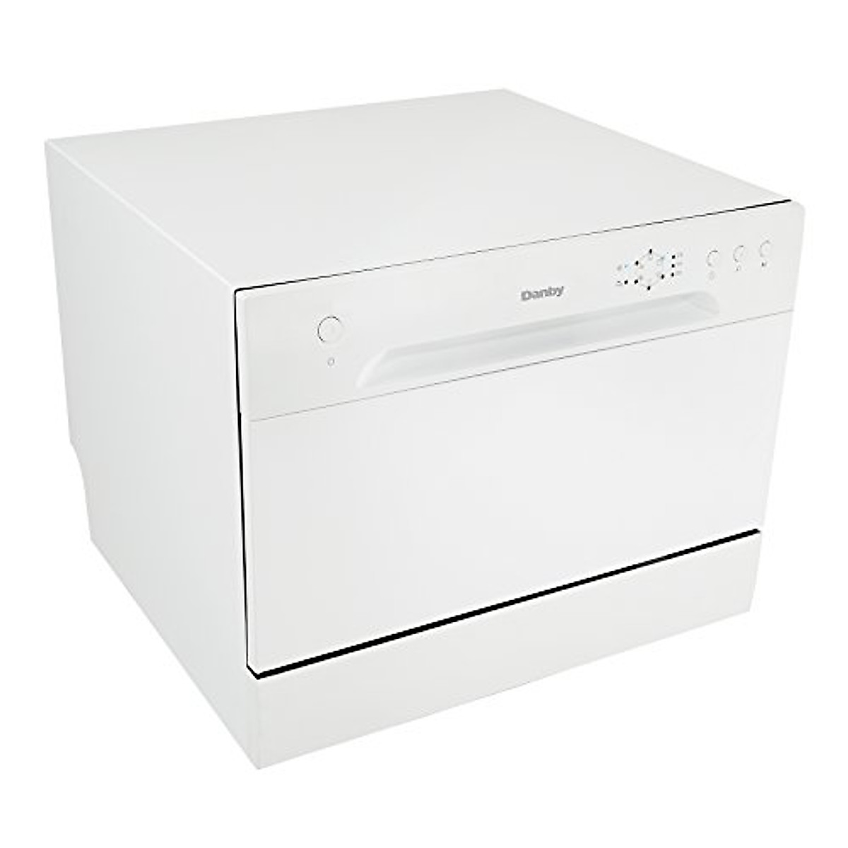 Danby DDW621WDB Countertop Dishwasher with 6 Place Settings, 6 Wash Cycles and Silverware Basket, Energy Star-Rated with Low Water Consumption and Quiet Operation