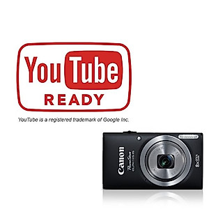 Canon PowerShot ELPH 115 is 16.0 MP Digital Camera with 8X Optical Zoom with a 28mm Wide-Angle Lens and 720p HD Video Recording (Black)