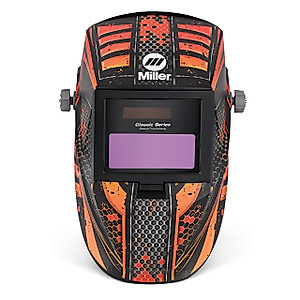 Miller 291189 Classic Series Auto Darkening Welding Helmet with ClearLight Lens, Hex