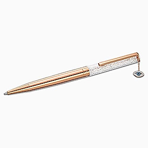 Swarovski Evil Eye Ballpoint Pen, White, Rose-Gold Tone Plated
