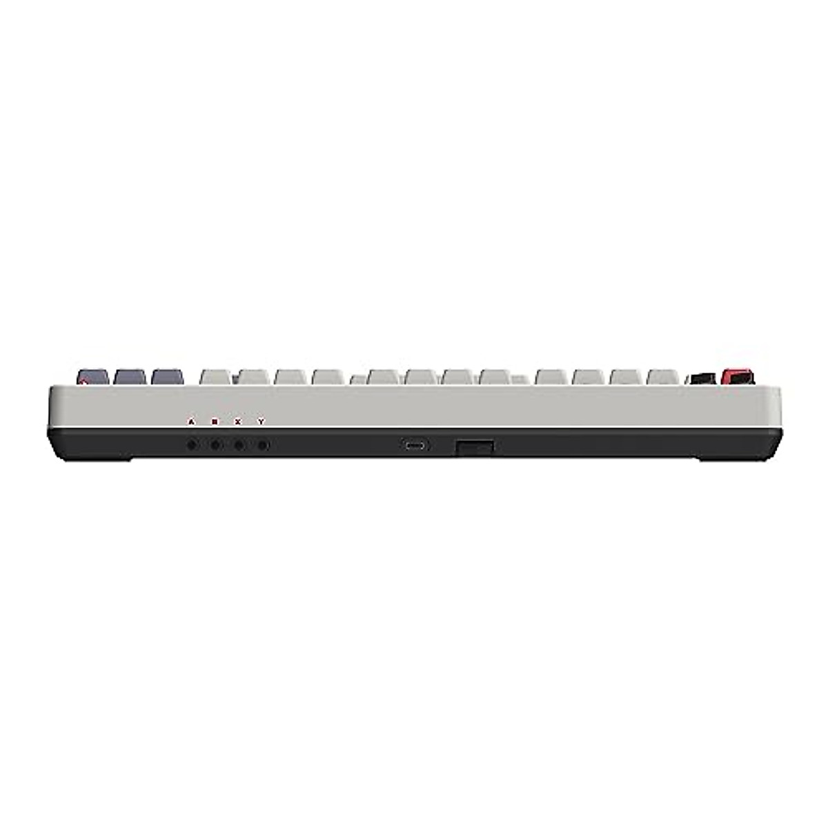 8Bitdo Retro Mechanical Keyboard, Bluetooth/2.4G/USB-C Hot Swappable Gaming Keyboard with 87 Keys, Dual Super Programmable Buttons for Windows and Android - N Edition