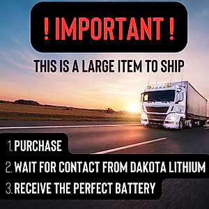 Dakota Lithium – 48V 96Ah LiFePO4 Deep Cycle Battery, 11 Year USA Warranty 2000+ Cycles, SLA Replacement Battery, Solar Power Systems, 48V Electric Vehicles, Electric Motors, Charger not Included