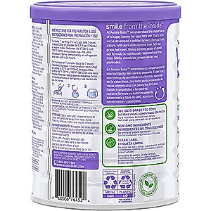 Aussie Bubs Grass Fed Nutritional Milk-Based Toddler Formula, For Kids 12-36 months, Made with Non-GMO Organic Milk, 28.2 oz