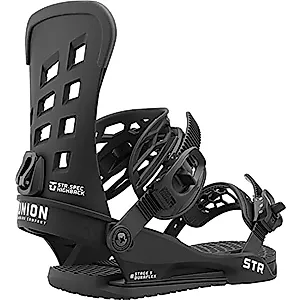 Union STR Snowboard Bindings Black Sz S (6-7.5)