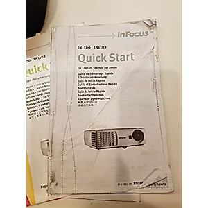 InFocus IN1100 Ultra Mobile DLP Projector, 2.75 lbs, XGA, 2100 Lumens