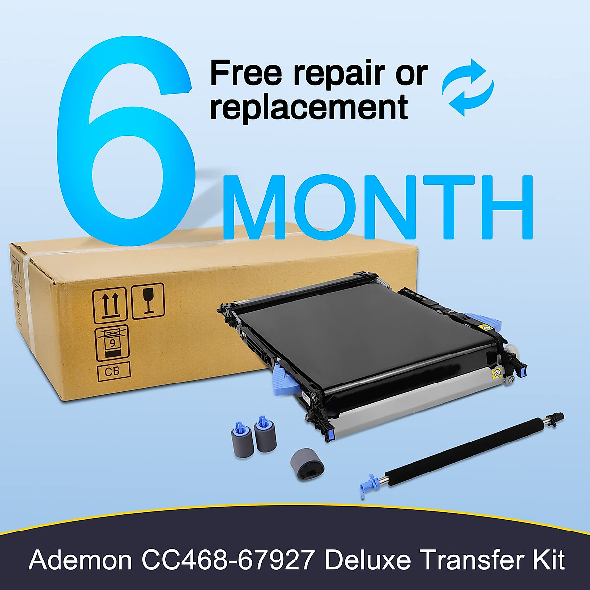 Ademon CC468-67927 CC468-67907 Transfer Kit for hp Color Laserjet M570/M575/CM3530/CP3525 Printers Includes RM1-8177 ITB,CC468-67914 Transfer Roller and CC468-67924 Roller Kit