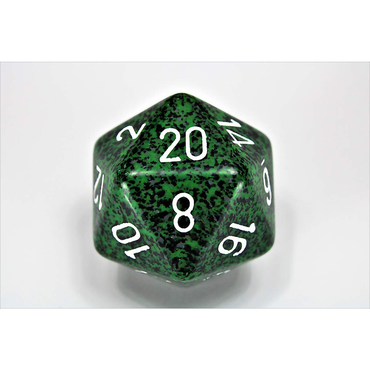 Chessex 34mm Single Speckled Recon D20 Die, 20 Sides, Polyhedral Die, Table Game Accessories, Role Play, Dungeons and Dragons(D&D)