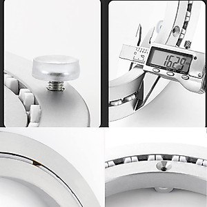Swivel Turntable, Aluminium Alloy Turntable Bearing, Lazy Susan Heavy Duty Rotating Bearing Turntable Round Dining Table Smooth Swivel Plate Dining Table, Ball Bearing Aluminium Alloy Swivel Turntable