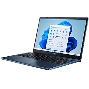 acer Aspire 3 Thin & Light Touch Laptop, 15.6" FHD IPS Touchscreen Display, AMD 4-Core Ryzen 5 7520U (Beat i7-1160G7), 8GB RAM, 512GB PCIe SSD, WiFi 6, Webcam, Keypad, HDMI, Steam Blue, Win 11 Pro
