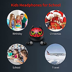 Togetface Bluetooth Headphones Wireless Earbuds for Kids Boys True Wireless Earphone 35H Playtime Ear Buds with Wireless Charging Case, IPX5 Waterproof Earbuds in Ear Headphones for Work Gym Study