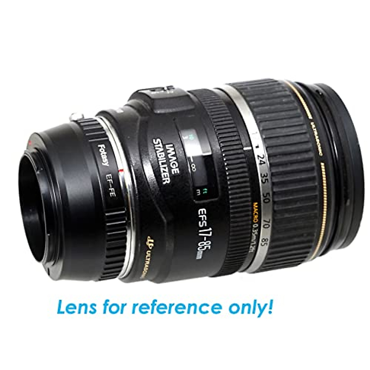 Fotasy Manual EF EFS Lens to E Mount Adapter, EF E Mount, EF Adapter to E Mount, Adapter for Cannon EF lense, Compatible with Sony a7 a7r a7s a7 II III IV a9 a9II a7c aplha 1 a6600 a6500 a6400 a6300