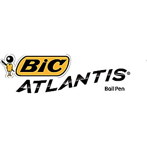 BIC America Atlantis Easy Glide Retractable Ballpoint Pens VCGRP21-BLK