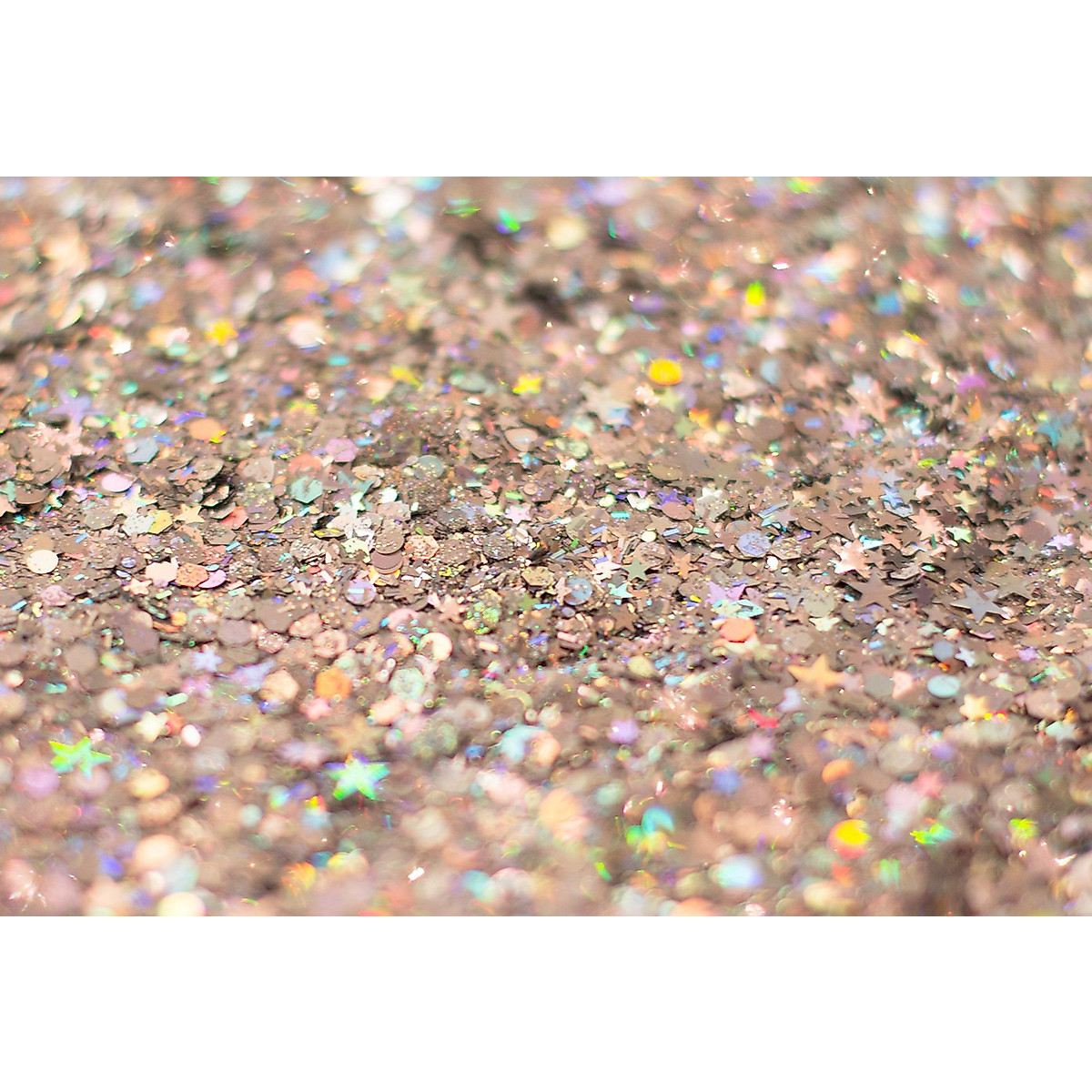 KARIZMA Holographic Silver Body Glitter. 10g Chunky Face Glitter, Hair Glitter, Eye Glitter and Body Glitter for Women. Rave Glitter, Festival Accessories, Cosmetic Glitter Makeup. Loose Glitter Set