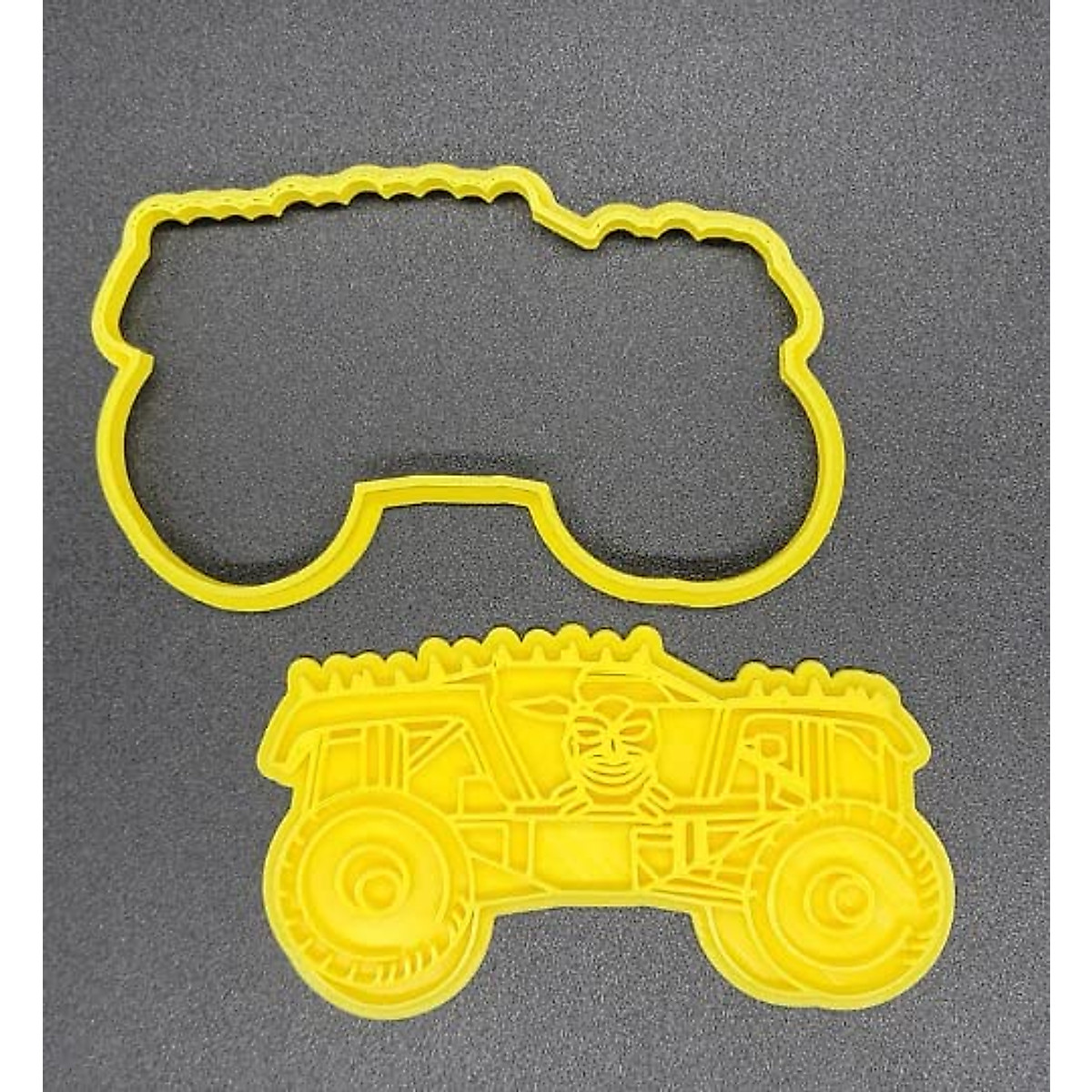 Monster Truck Jam Cookie Cutter & Stamp