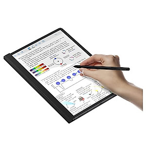 SAMSUNG Galaxy Tab S8+ Note View Cover, Protective, Touch Sensitive, Rests Over Tablet Screen, S Pen Holder, Magnetic, US Version, Black