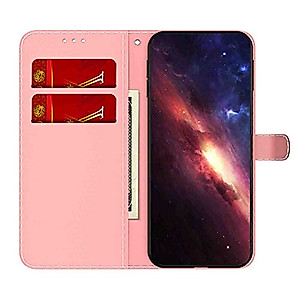 SHOYAO Phone Cover Wallet Folio Case for Oppo REALME 7 PRO, Premium PU Leather Slim Fit Cover for REALME 7 PRO, Horizontal Viewing Stand, Precise Match, Red