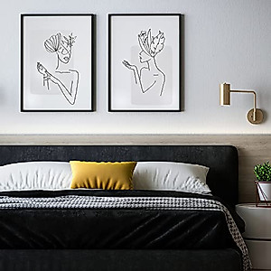 PEALSN 12x18 Picture Frame, Display Pictures 11 x 17 with Mat or 12 x 18 Without Mat for Wall Mounting Display, Photo Frames, Black.