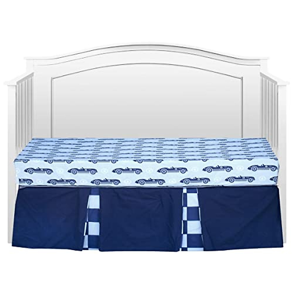 Pam Grace Creations Baby Nursery Crib Bedding Sets for Boys, Soft Quality Material with Vibrant Colors for a Dream Room, Cars, 2 lbs, 3 Pieces