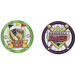 1000 Count Stickers, Assorted Designs Sticker Roll, Baseball